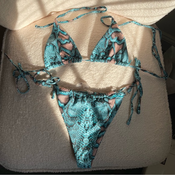 SHEIN | Swim | Snake Bikini Set | Poshmark